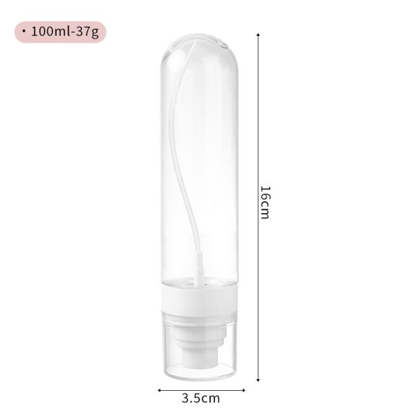 Quality 30ml 50ml 100ml PET round bottle with spray lotion pump for sale