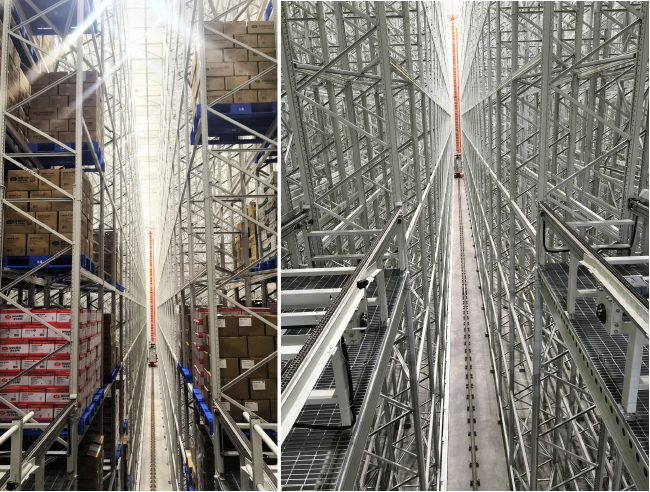 Cold Storage Warehouse Pallet Stacker Crane ASRS Logistics Center Automatic Storage And Retrieval System
