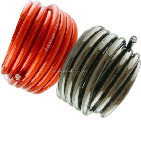 Quality Experience Enhanced Sound with 2 GA AWG Flexible Translucent Speaker Wire Power for sale