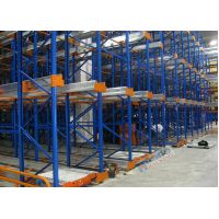 Quality Freezers Radio Shuttle Racking 2 Aisles Heavy Load Industrial Pallet Racks for sale