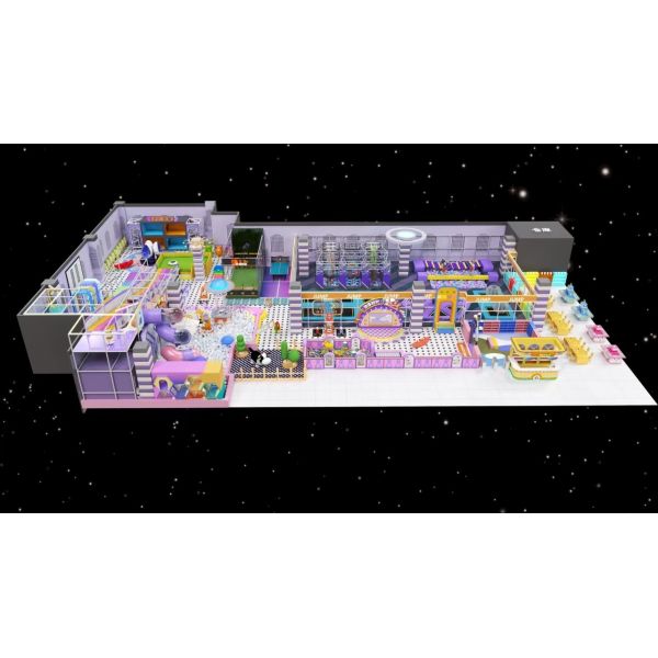 Quality Easy Installation Soft Playground Equipment Customized For 2-12 Years Old for sale
