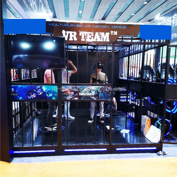 Customers enjoying VR experience
