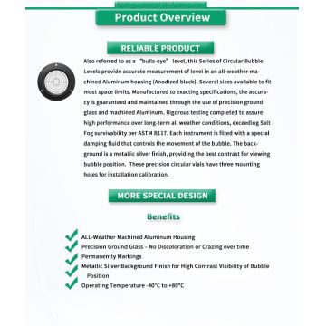 Quality UNIVO UBIS-7210-9 Aluminum Angle Slope Level Indicator with Circular Bulls-Eye for sale