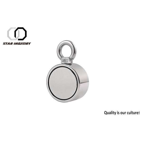 Quality Round Neodymium Fishing Magnets , Super strong fish Magnet Assembly with 500lb for sale