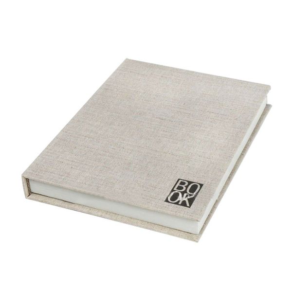 Quality Embossed Logo Hardcover Books Printing Customized Silk Screen Fabric for sale