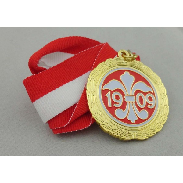 Quality Iron / Brass / Copper Soft Ribbon Medals with Die Struck, Stamped, Die Cast for sale
