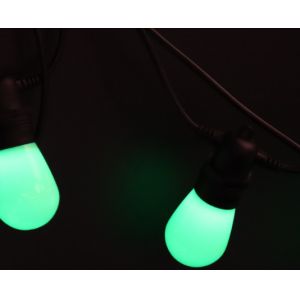 Quality 48 Foot Outdoor Weatherproof Flexible Led String Light S14 With 15 Dimmable LED for sale