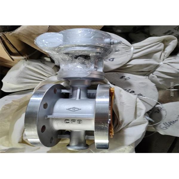 Quality Triple Eccentric Flanged Butterfly Valve CF8 Stainless Steel Hard Seal for sale