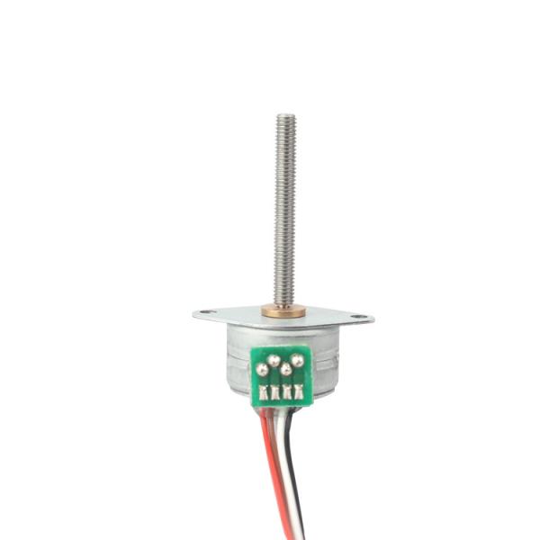 Quality High Resolution Permanent Magnet Stepper Motor 15mm Long Screw Shaft for Medical for sale