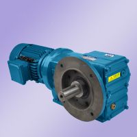 Quality Parallel Single Reduction Helical Gearbox Worm Geared Motor 0.55kw-15kw for sale