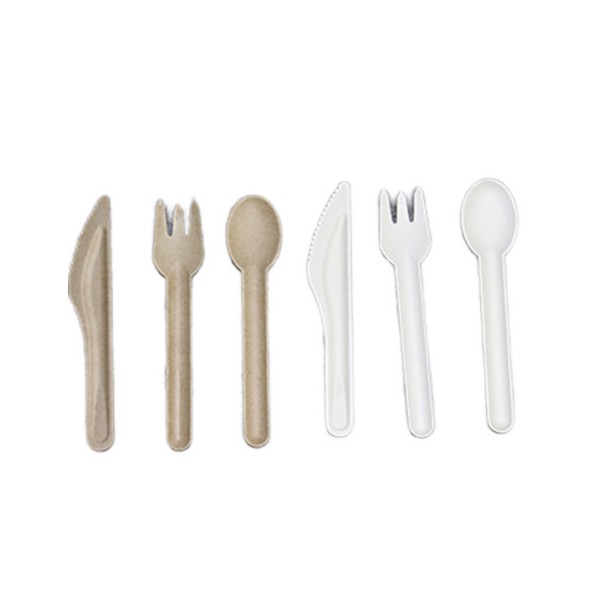 Quality Bulk Eco Disposable Sugarcane Compostable Cutlery Tableware 16CM for sale