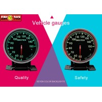 Quality Rally Car Oil Temp Gauge ABS / Aluminum Material 50 - 150 ℃ With Frame for sale