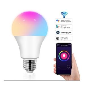 Quality Remote Control RGBW Smart Bulb with Wifi Connectivity and Aluminum Lamp Body for sale