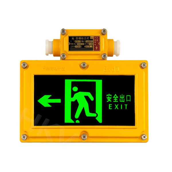 Quality IP65 LED Exit Signs With Emergency Lighting In Aviation Aluminum Housing for sale