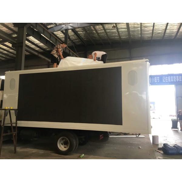 Quality Advertising Mobile Digital Billboard Truck , P5 / P6 Led Video Truck for sale