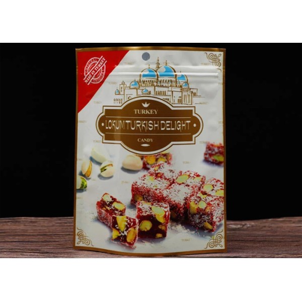 Quality Upright Zipper Candy Packaging Bags , Commercial Food Packaging Bags Customized Logo for sale