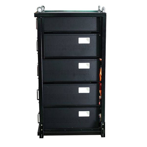 Quality Medical Equipment Power Supply Deep Cycle 100A 51.2V Li Ion Battery Cell With Matt Black Pack Battery Built In BMS for sale