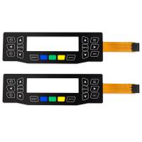 Quality Overlay Metal Dome Membrane Switch Glossy IP67 With LED Backlight for sale