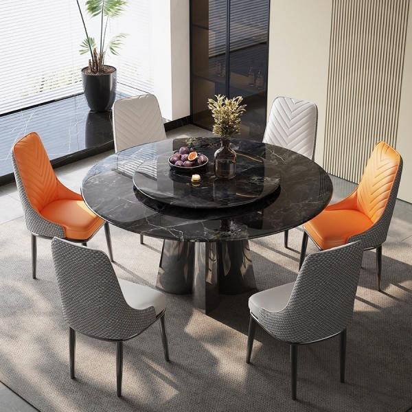Quality Durable Marble Top Dining Tables With Stainless Steel Legs - Wholesale for sale