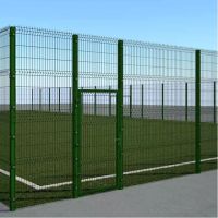 Quality 3D Curvy  hot dipped PVC coated welded wire mesh fence triangle 3D fence for sale