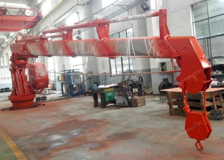 telescopic foldable knuckle boom crane