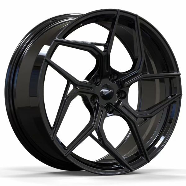 Quality Ford Mustang GT Gloss Black Custom Forged Wheels for sale