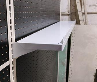 Quality Linear Steel Floating Shelf Heavy Duty Modern Retail Wall Shelving DIY Designed for sale