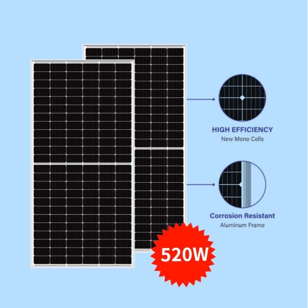 Quality 520W Off / On Grid Solar Panel System PERC For Home Electricity for sale