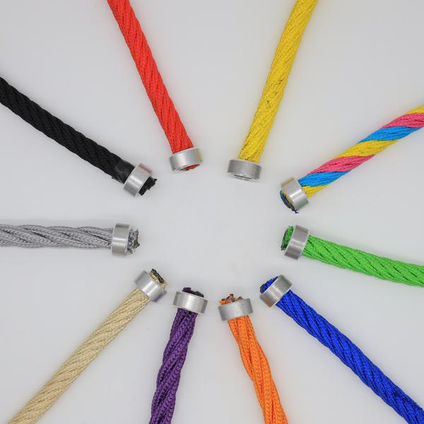 Quality PP Polypropylene Outdoor Playground Rope 6 Strand 16mm With Steel Core for sale