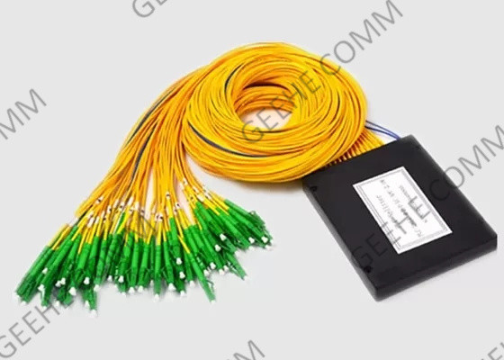 Quality Singlemode 2.0mm 2×64 PLC Passive Fiber Optic Cable Splitter for sale