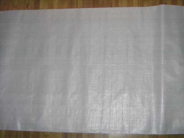 Quality Customizable Matte Laminated White Custom Woven Polypropylene Bags With Durable for sale