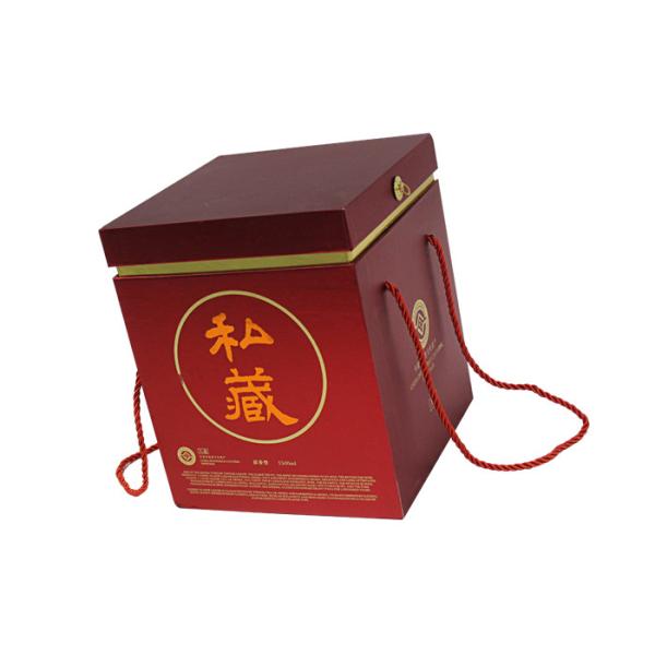 Quality OEM Corrugated Packaging Box With Handle FSC ISO certificate for sale
