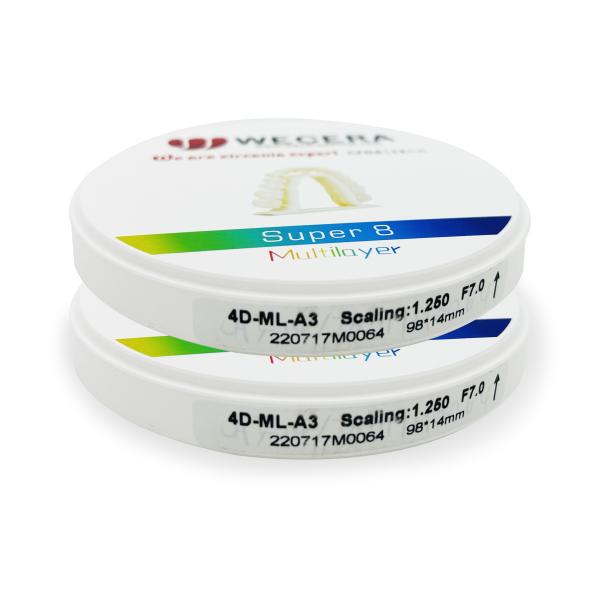 Quality Dental Lab Zirconia Blocks 16 Vita Colors And 3 Bleach Colors D98 Open System for sale