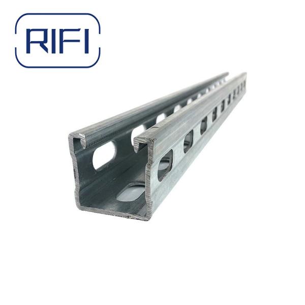 Quality 1 5 8 Unistrut 14 Gauge Silver Finish For C Industry S Efficiency And Reliabilit for sale