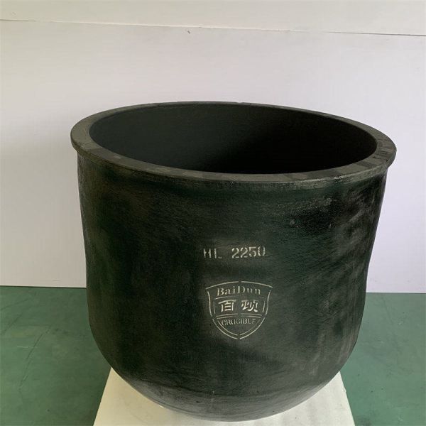 Quality High Oxidation Resistance Metal Melting Crucibles Conventional Silicon Graphite Crucibles Circular for sale