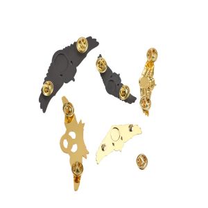 Quality Manually Casting Military Metal Badges Customized Private Security Metal Badge for sale