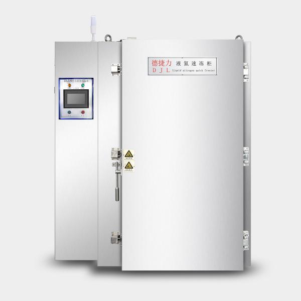 Quality 150 Kg/H Home Cryo Chamber 2.5kw Liquid Nitrogen Tunnel Freezer 1800mm for sale