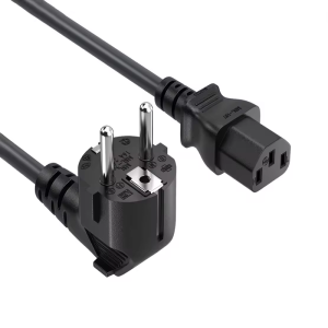 Quality Schuko to C13 TV Monitor EU Power Cord 250V for Electrical Equipment Set Top Box for sale