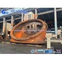 Quality Tower Connector Wind Turbine Castings Ductile Iron Of Large Castings QT400-18AL for sale