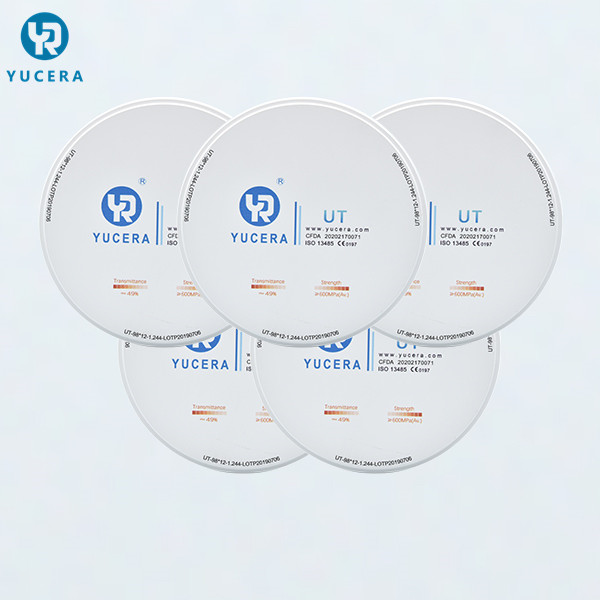 Quality 1350HV 98x12mm 49% Dental Zirconia Blank For Milling Machine for sale