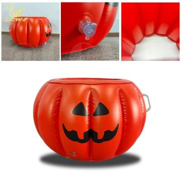 Quality LC Halloween Pumpkin Serving Buffet Bar Cooler Food Container Drink Holder for sale