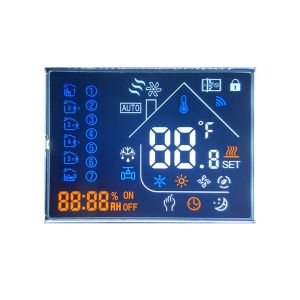 Quality Custom Segment LCD Screens For Industry Control Thermostat Negative VA LCD for sale