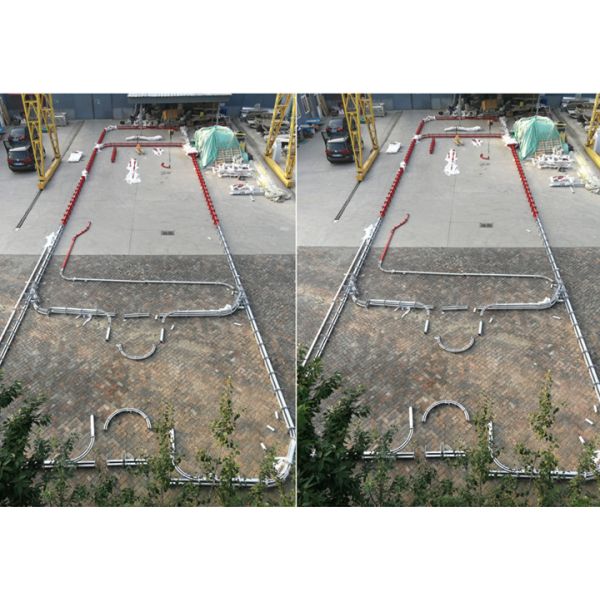 Quality High Efficiency Electrostatic Automatic Powder Coating Plant Line New Condition for sale