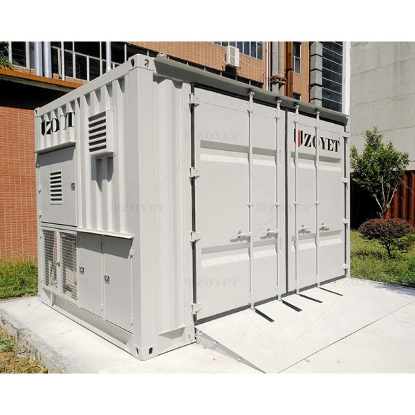 Quality Modular Design Outdoor Gas Cylinder Storage Container with Central Control Room Monitoring and Q235B/SPHC Material for sale