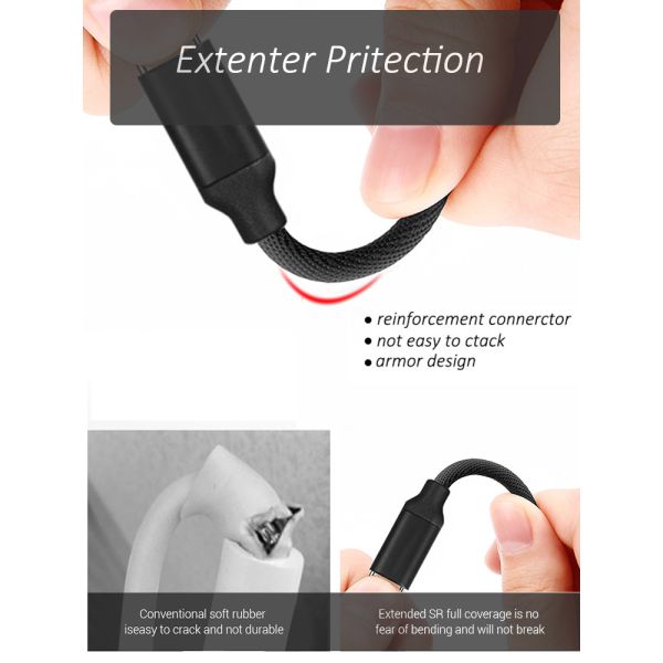 Quality OEM Nylon Braided 6ft Micro USB Charging Cable For Android Phone for sale