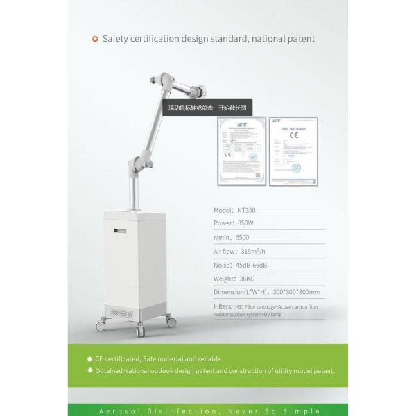Quality 220V 55dB Dental Aerosol Suction Unit Independent Water Suction for sale