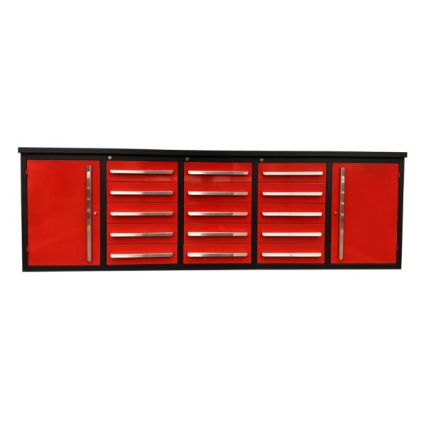Quality Multi Drawers Optional Heavy Duty Customized Stainless Steel Workbench with KEY for sale