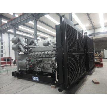 Quality Open Type MITSUBISHI Diesel Generator Set , 16 Cyliner MITSUBISH Portable for sale