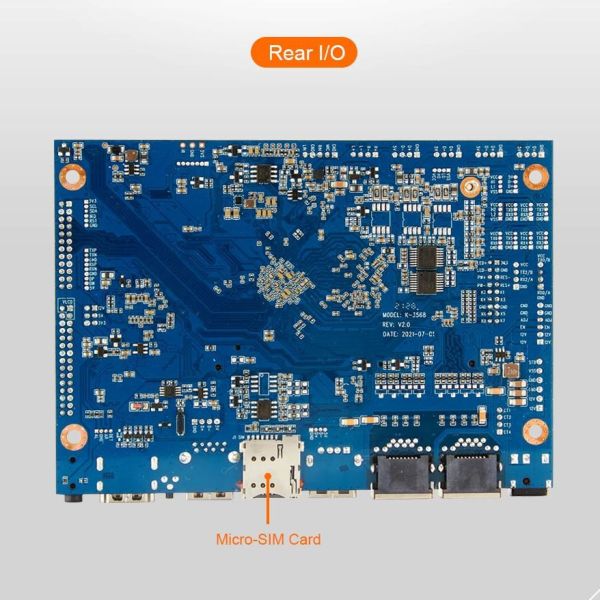 Quality D-3568 Edge Smart Motherboard ARM quad-core A55 Optional OpenHarmony3.2 for sale