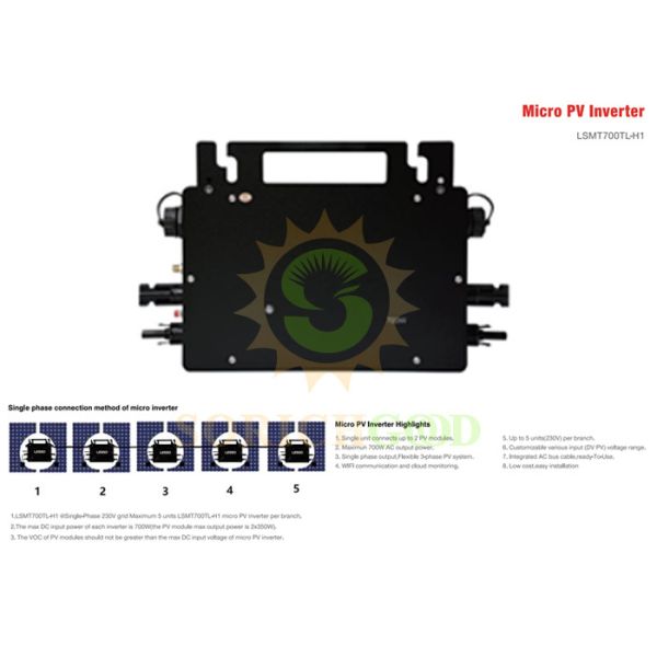 Quality 700W Microinverters Perfect Solution For Solar Installations for sale